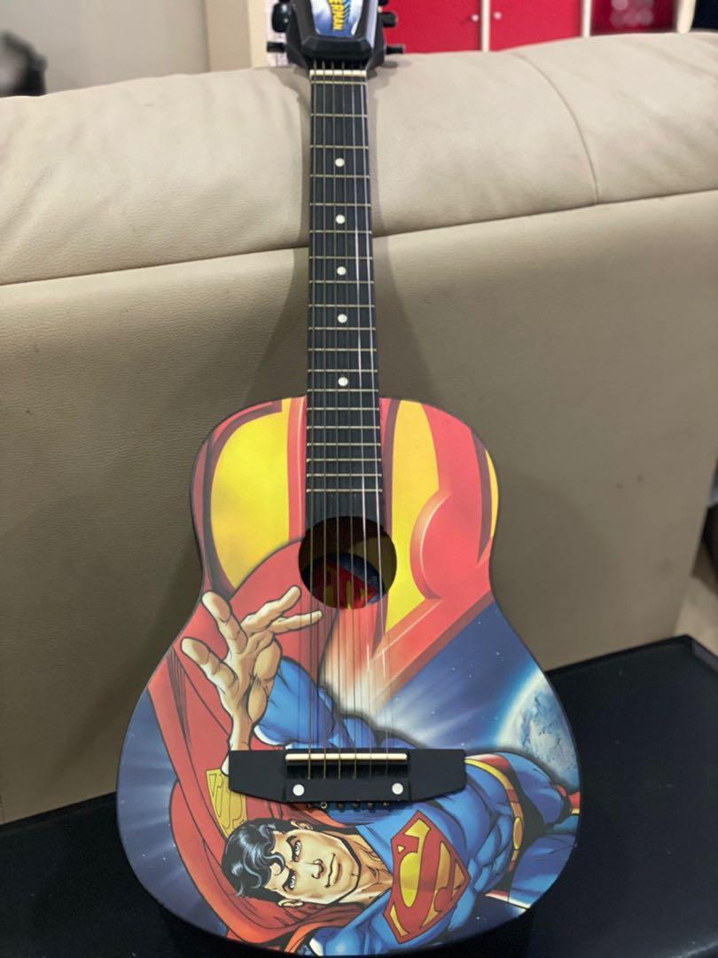 SuperMan guitar, Hobbies & Toys, Music & Media, Musical Instruments on ...