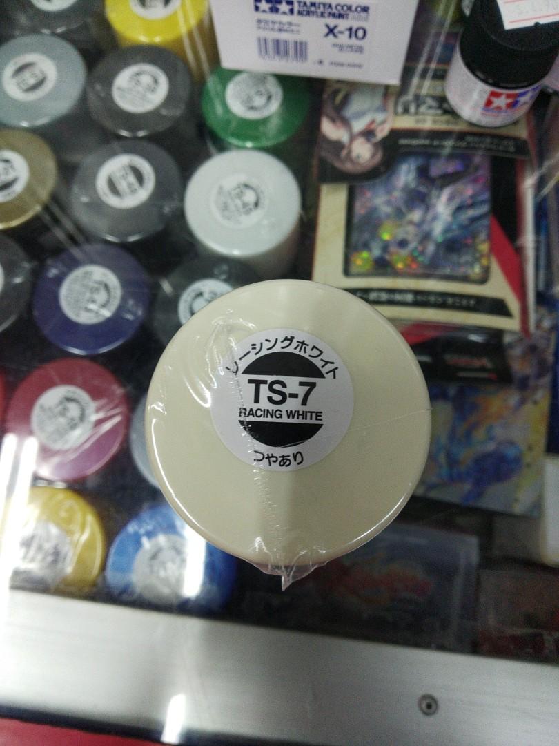 Tamiya TS-7 Racing White Spray Paint For Plastic, Hobbies & Toys ...