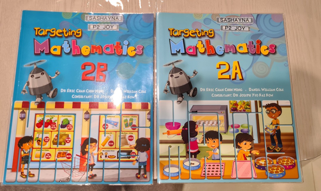 Targeting P2 Maths Book 2A &2B, Hobbies & Toys, Books & Magazines ...