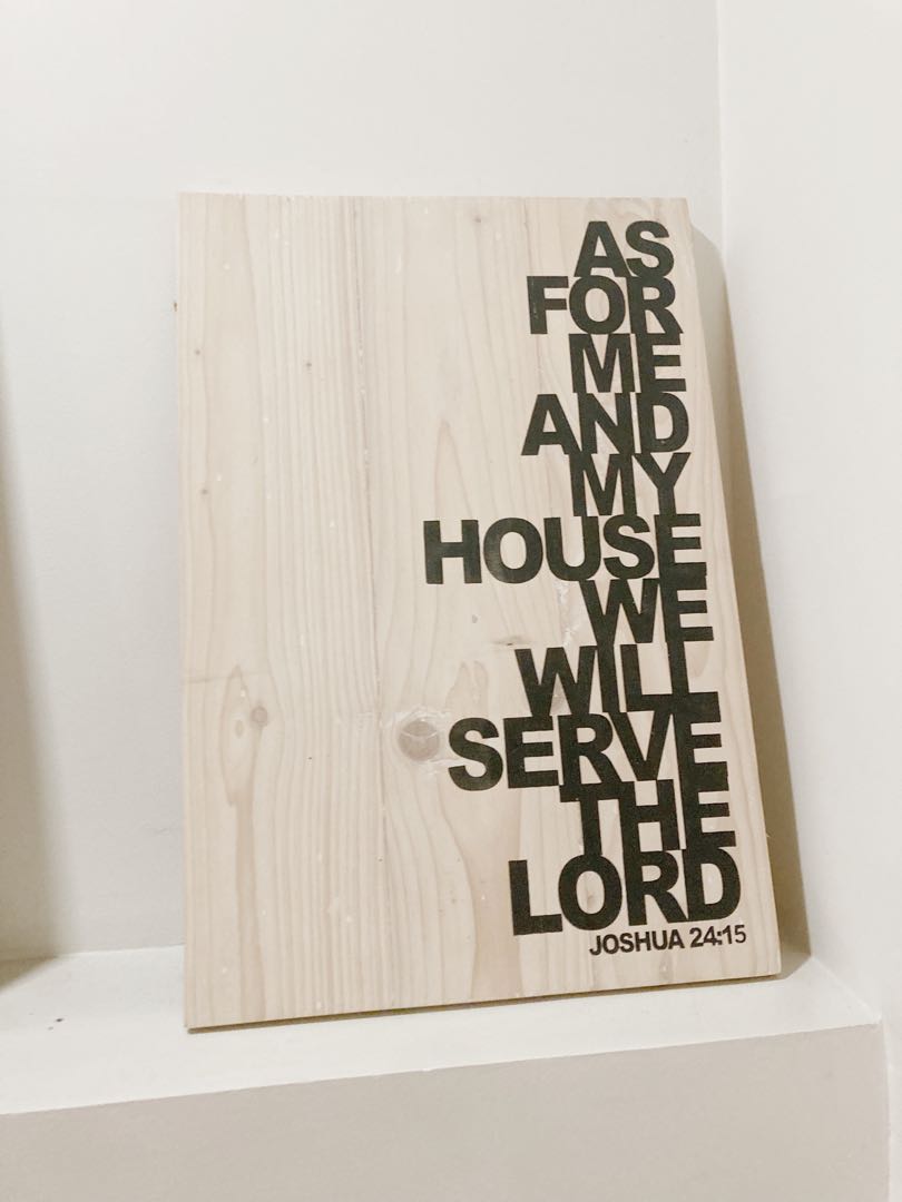 the carpenter home signage, Furniture & Home Living, Home Decor, Frames ...
