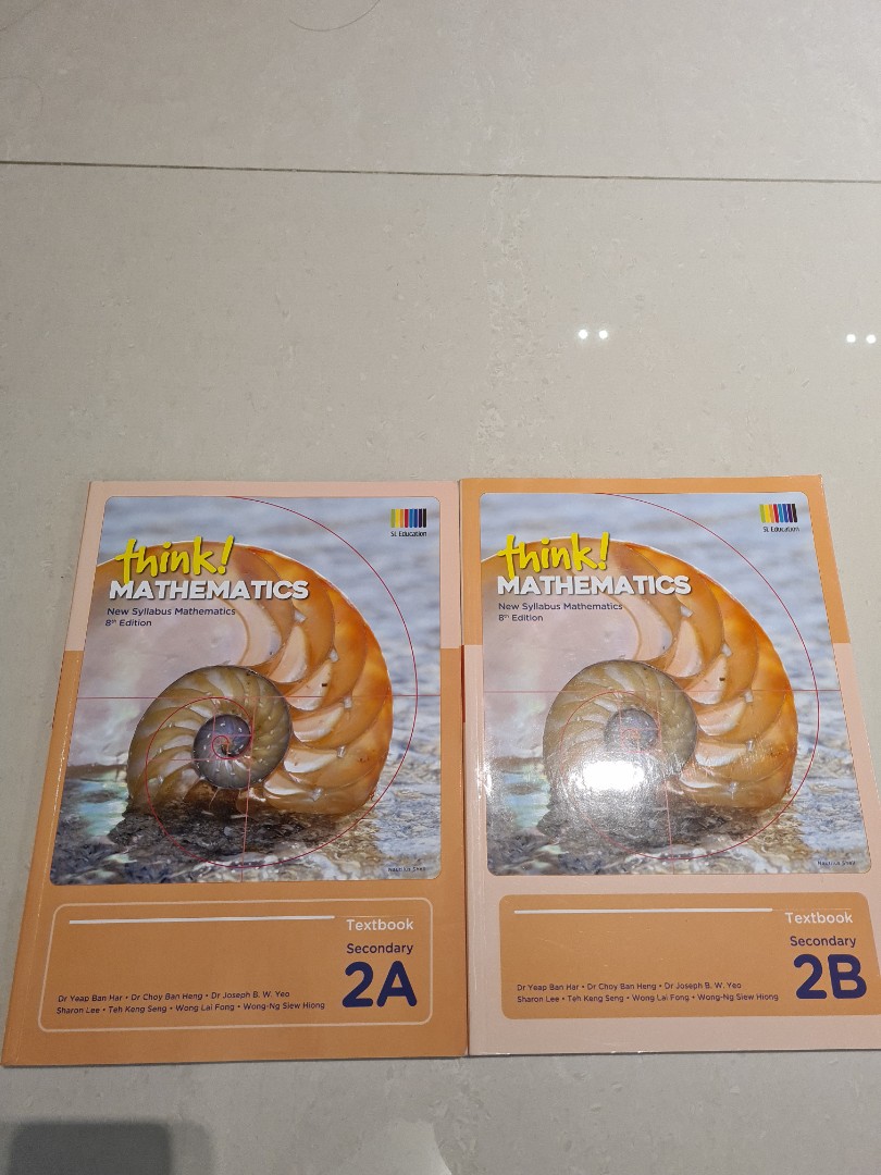 Think Mathematics Textbooks 2A & 2B (Print and Digital Bundle), Hobbies ...