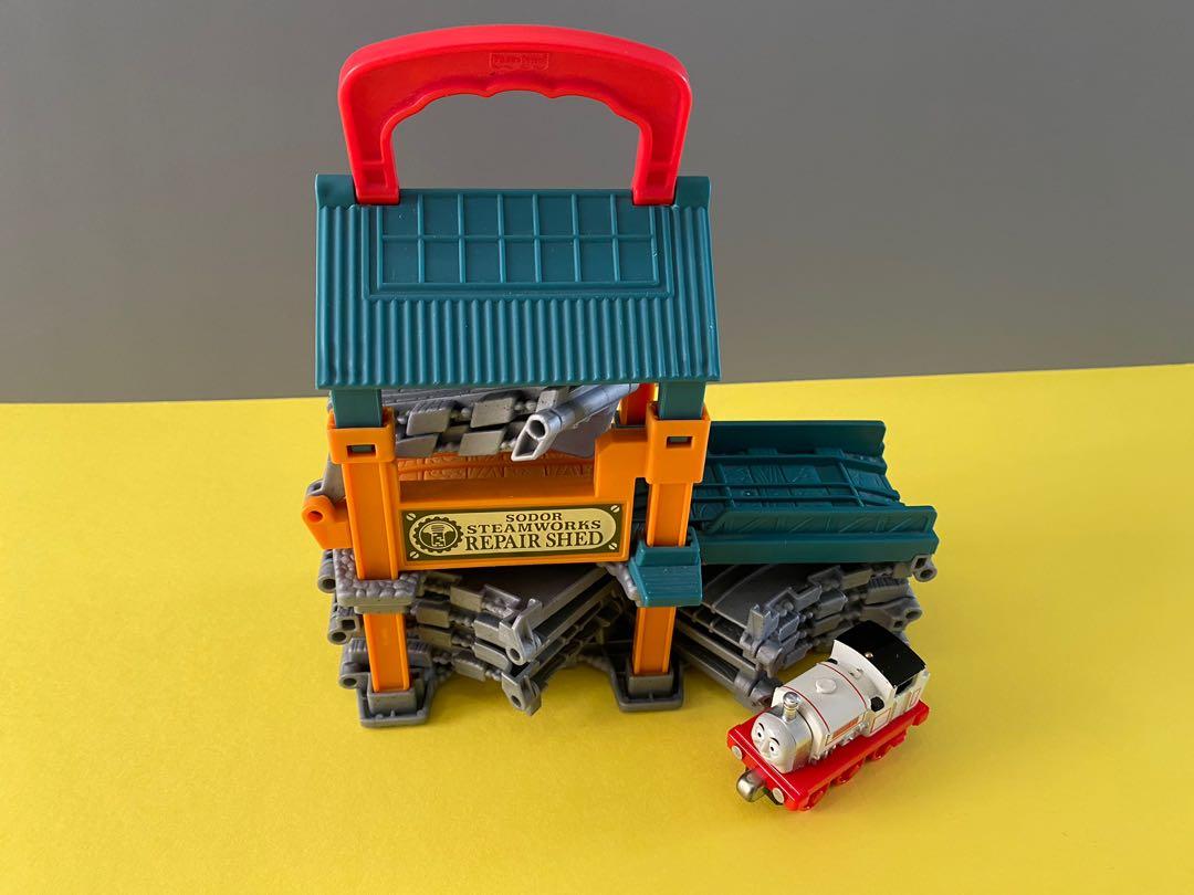 Thomas and Friends- Sodor Steamworks Repair Shed (Take n Play), Hobbies ...