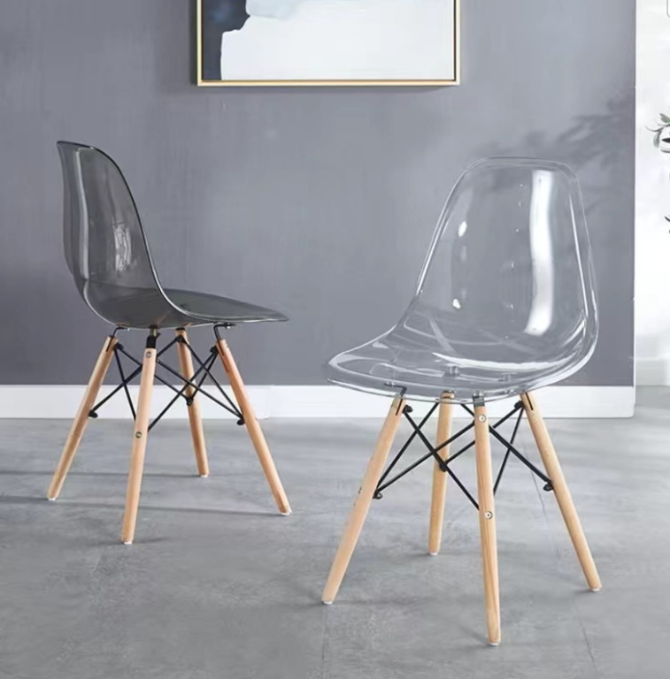 Translucent Chair Dining Chair Desk Table Chair Computer Chair ...
