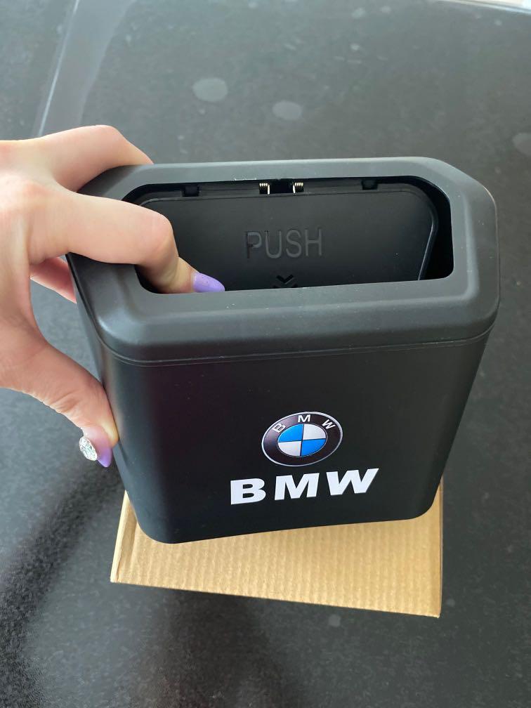 Trash bin with BMW logo, Car Accessories, Accessories on Carousell