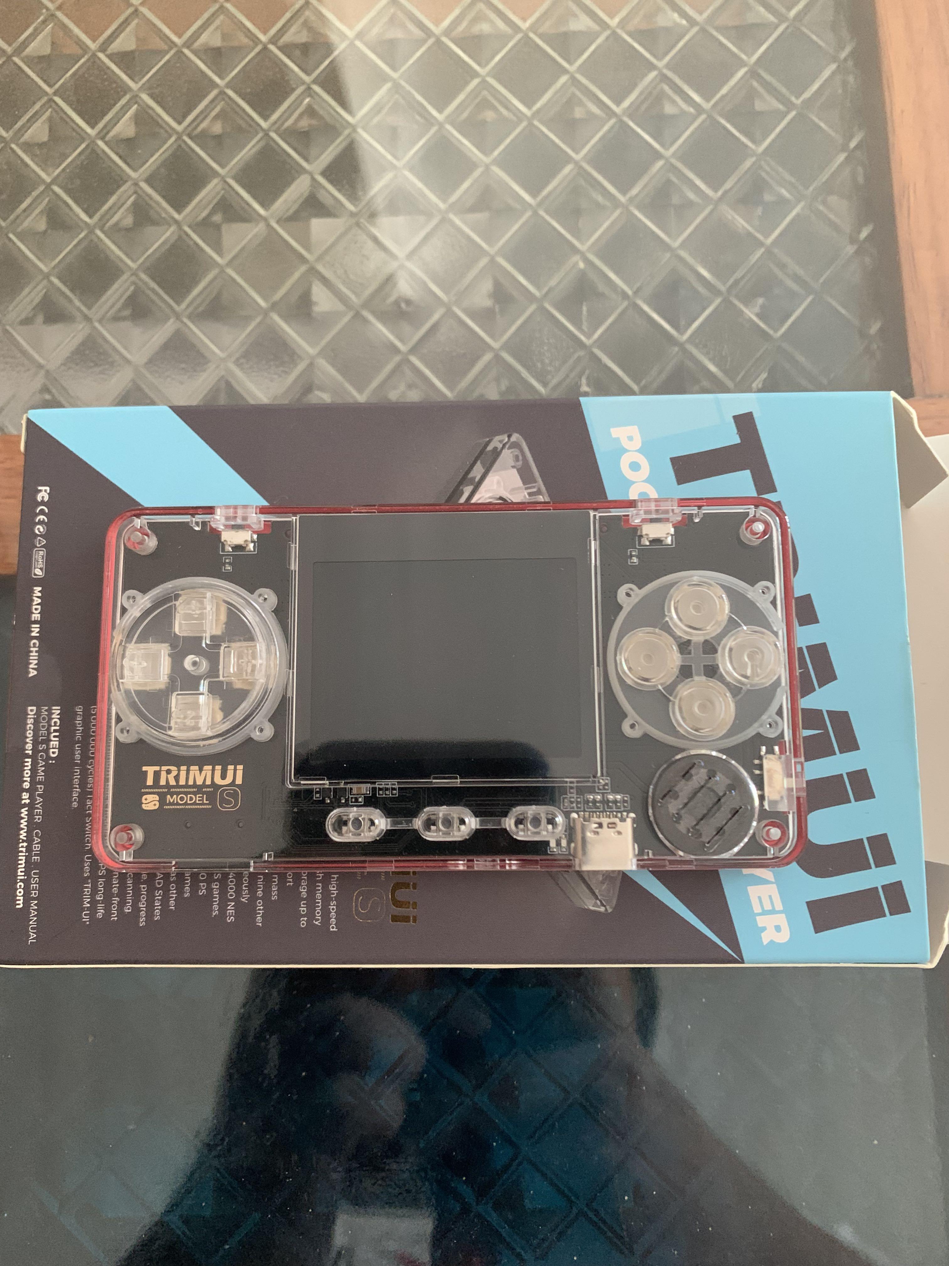 Trimui Model S/Powkiddy A66 Portable Retro Gaming System Red, Video ...