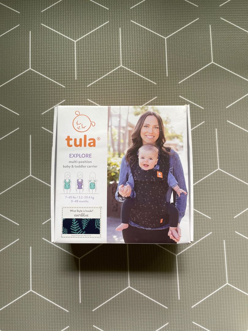 TULA EXPLORE CARRIER EVERBLUE, Babies & Kids, Going Out, Carriers ...