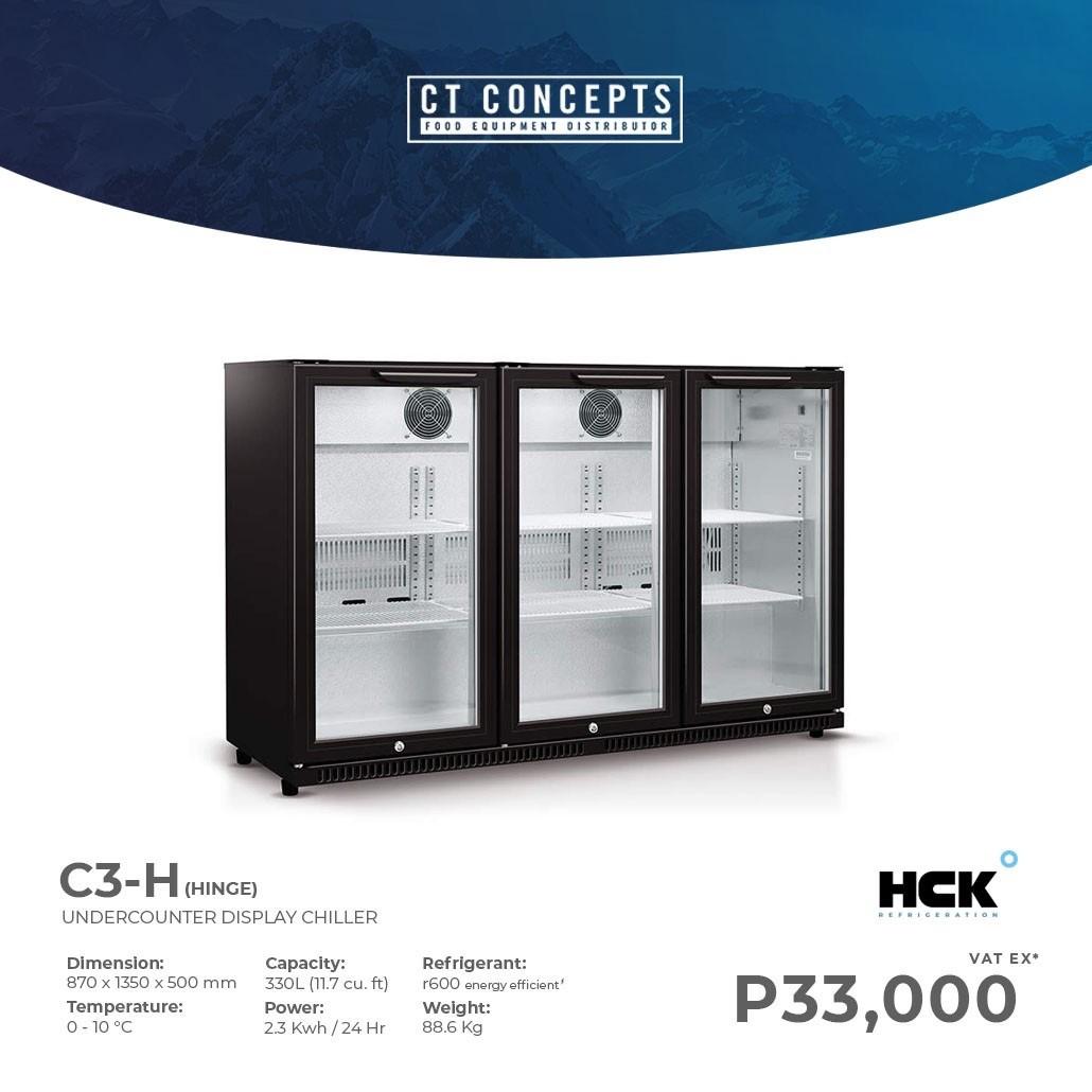 Undercounter Display Chiller (Hinge) 3 doors, Food & Drinks, Chilled ...