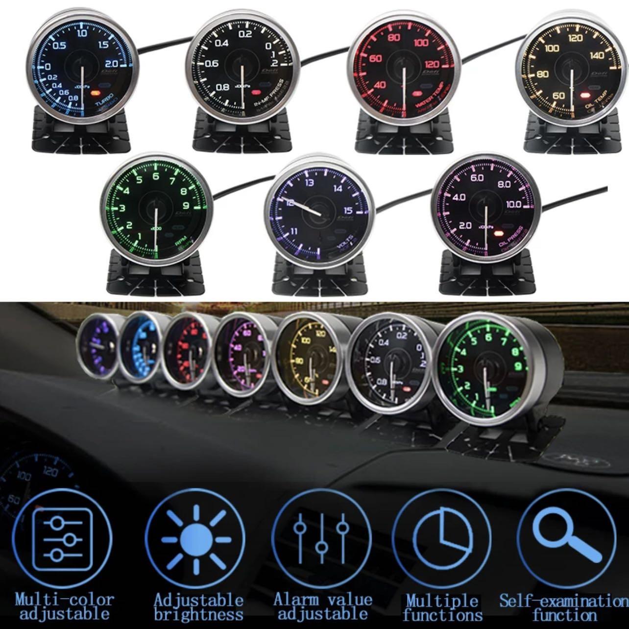 Universal Defi Racing Gauge, Car Accessories, Accessories on Carousell