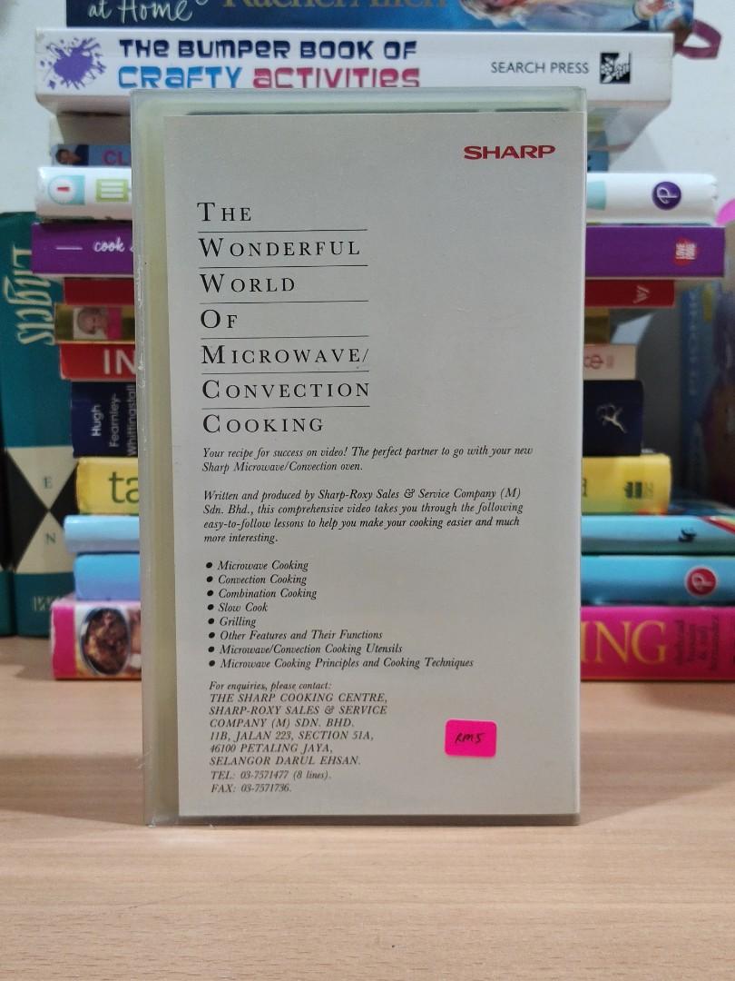 (VHS) Sharp The Wonderful World Of Microwave/Convection Cooking ...