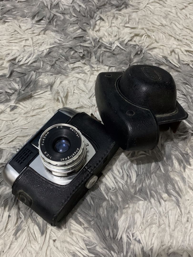Vintage 35 mm Camera Anastigmat 1:2.8 F=45 mm F C Halinar Photography ...