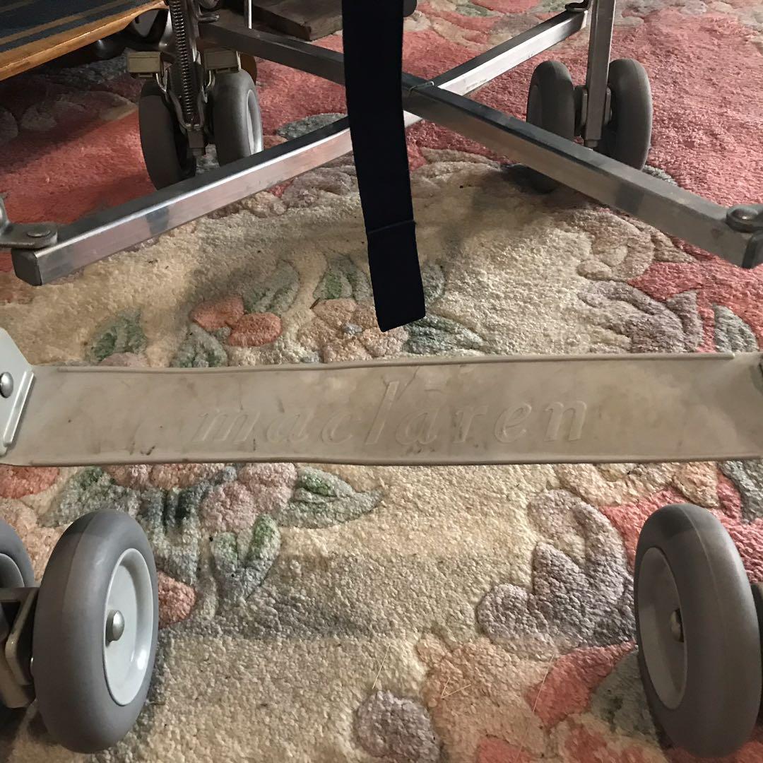 Vintage 80s MacLaren Stroller Made in England Mac Laren radio flyer ...