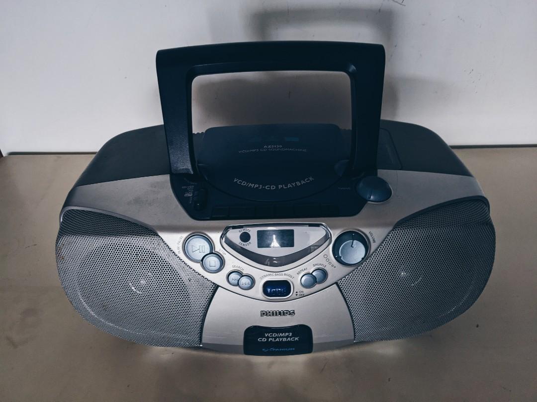 Vintage Philips VCD/MP3 playback boombox, Audio, Portable Music Players ...