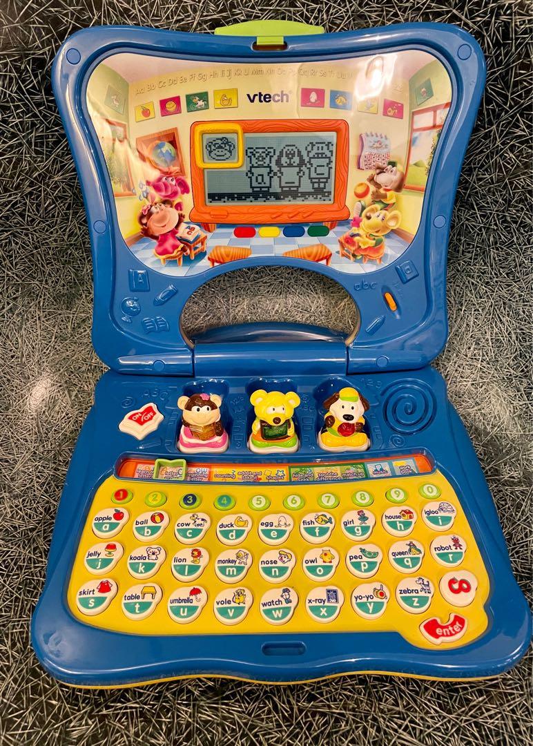 Vtech letter fun laptop, 興趣及遊戲, 玩具 & 遊戲類 - Carousell