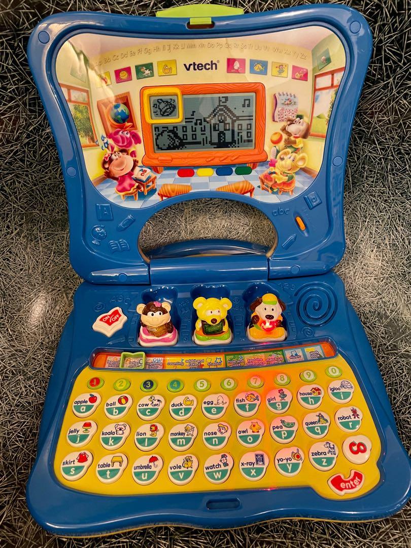Vtech letter fun laptop, 興趣及遊戲, 玩具 & 遊戲類 - Carousell