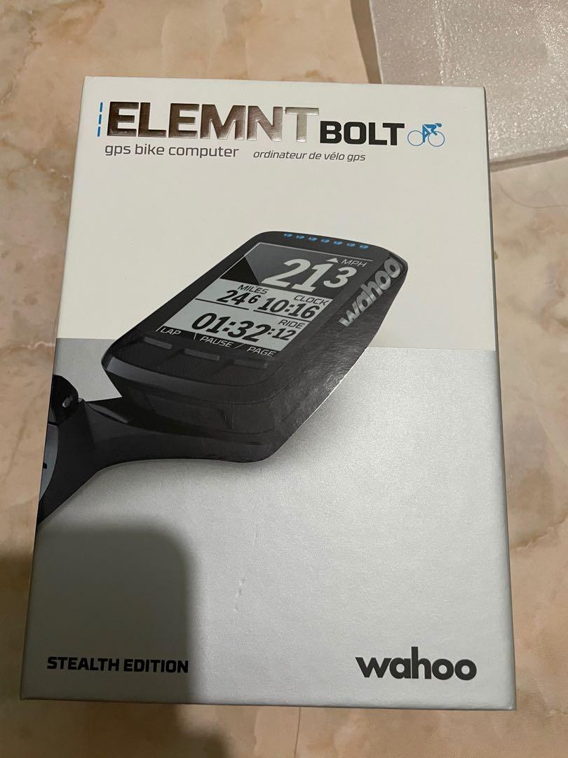 Wahoo Element Bolt Stealth Black Edition, Sports Equipment, Bicycles ...