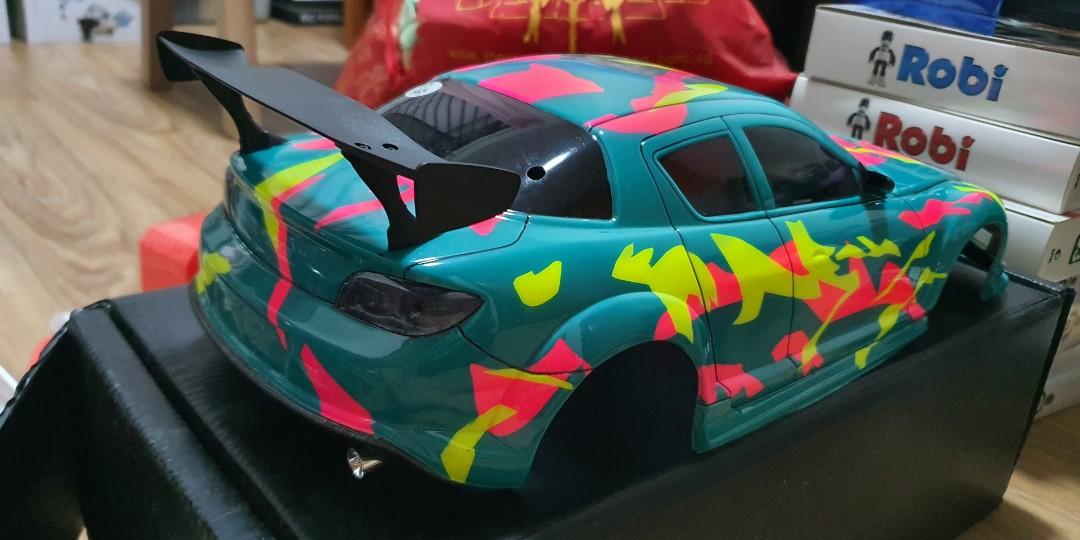 Weld 1:10 Mazda RX8 bodyshell, Hobbies & Toys, Toys & Games on Carousell