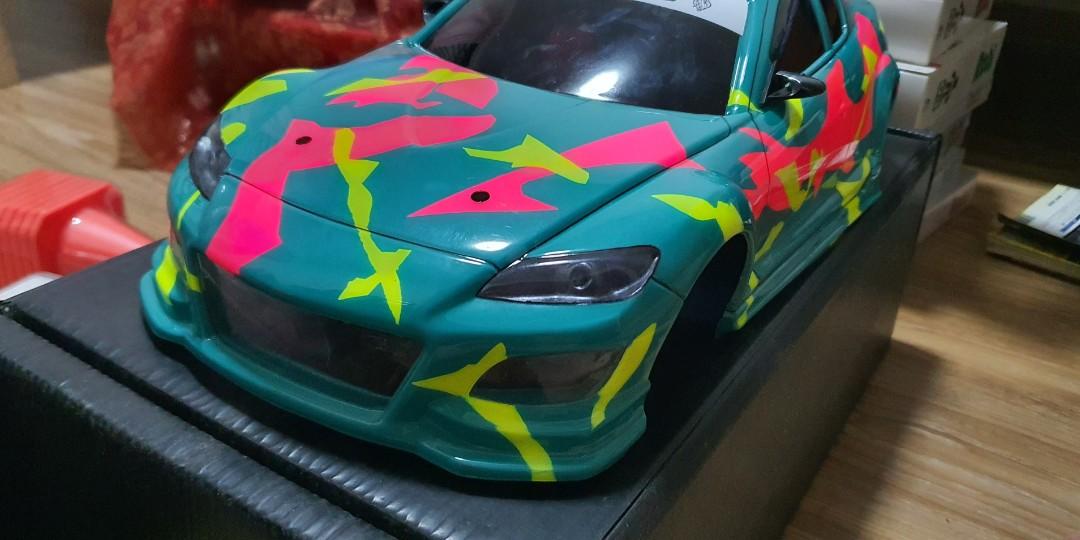 Weld 1:10 Mazda RX8 bodyshell, Hobbies & Toys, Toys & Games on Carousell