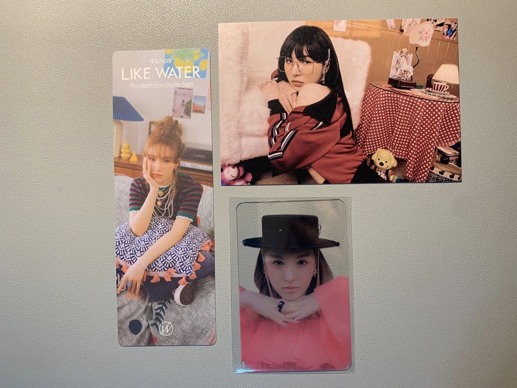 wts red velvet wendy queendom like water album inclusions rv card pc ...