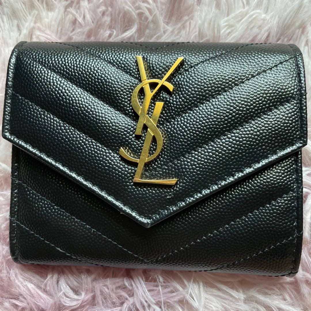 YSL Trifold wallet, Women's Fashion, Bags & Wallets, Wallets & Card ...