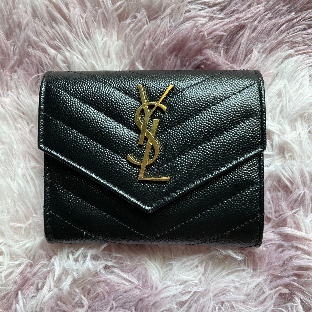 YSL Trifold wallet, Women's Fashion, Bags & Wallets, Wallets & Card ...