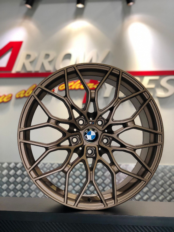19" Bronze wheels fits BMW G20, Car Accessories, Tyres & Rims on Carousell