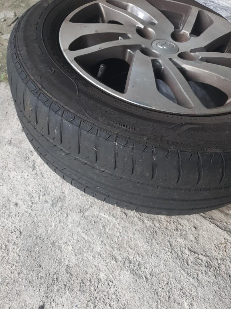 1 Set Sport Rim & tayar (50%) MYVI ADVANCE ", Auto Accessories on Carousell