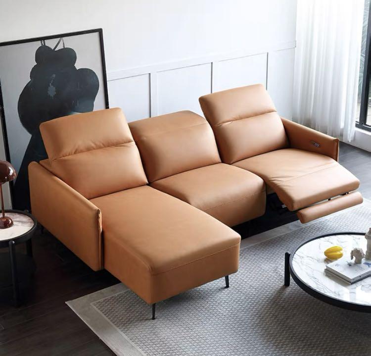 2 seater Electric/Motorised Eric Recliner Sofa in Water Repellent ...