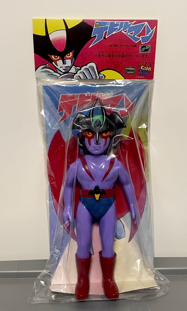 全新 Medicom Devilman 紫色 惡魔人 1972 開催記念商品 東映 Sofubi Sofvi Popy Vinyl ...
