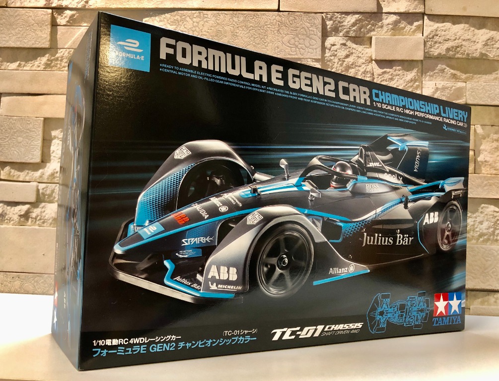 [全新] Tamiya 58681 1/10 RC Formula E GEN2 Championship Color (TC-01 ...