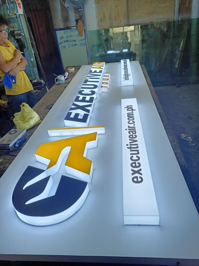 acrylic build up signage, Furniture & Home Living, Furniture, Other ...