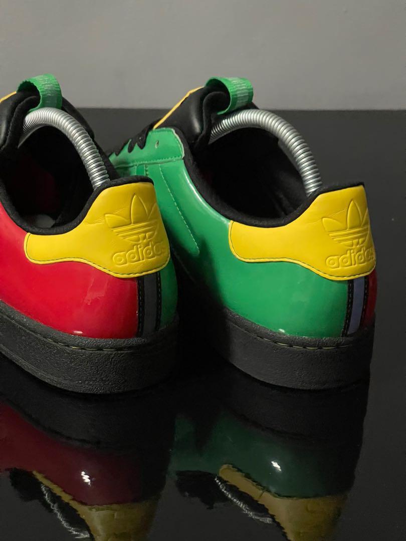 Adidas Superstar Rasta, Men's Fashion, Footwear, Sneakers on Carousell