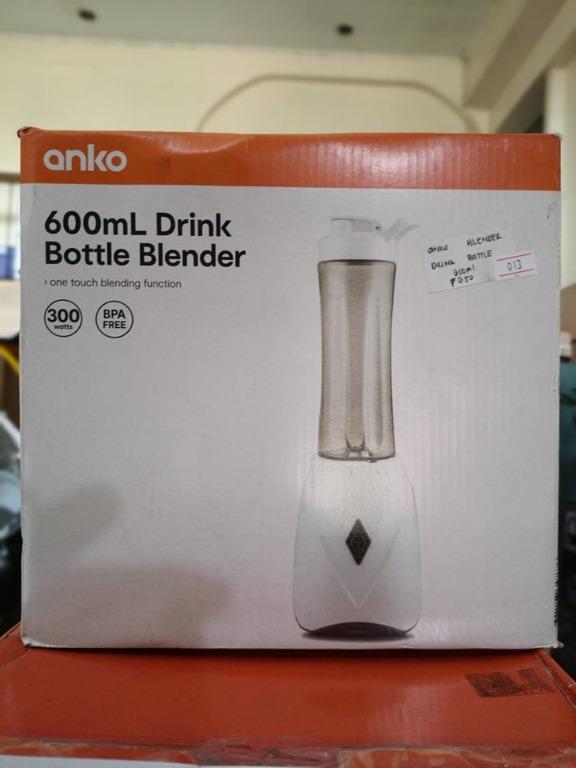 Anko 600ml Drink Bottle Blender, TV & Home Appliances, Kitchen ...