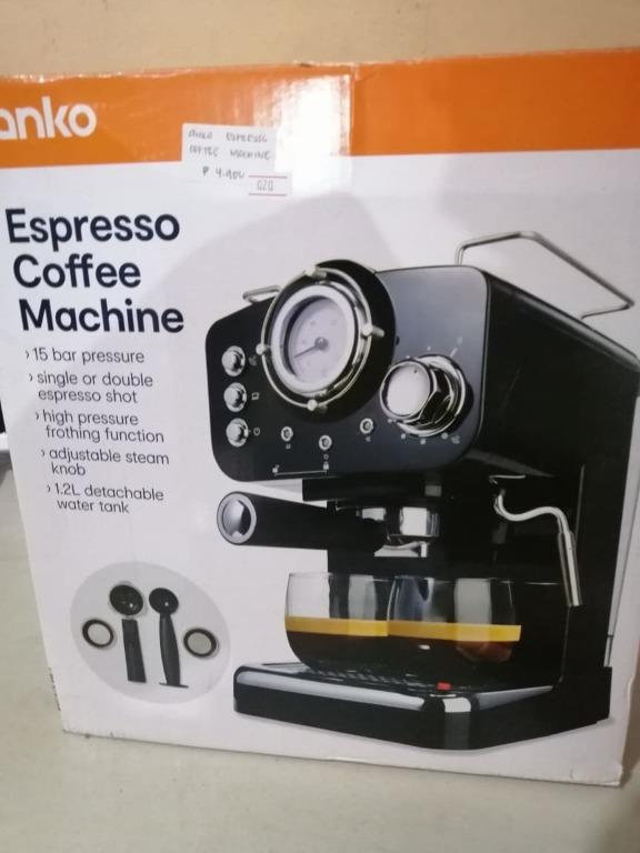 Anko Espresso Coffee Machine, TV & Home Appliances, Kitchen Appliances ...
