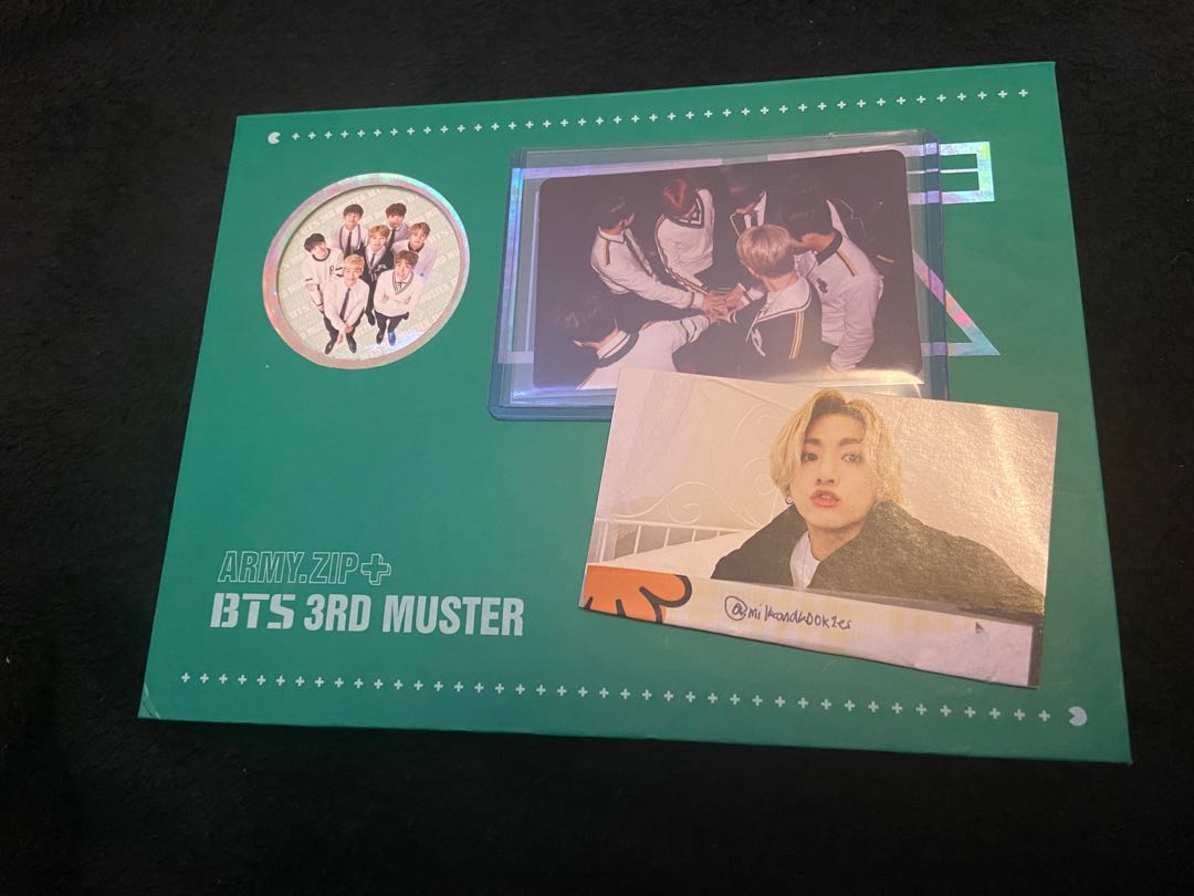 BTS 3rd muster dvd set with group photocard, Hobbies & Toys ...