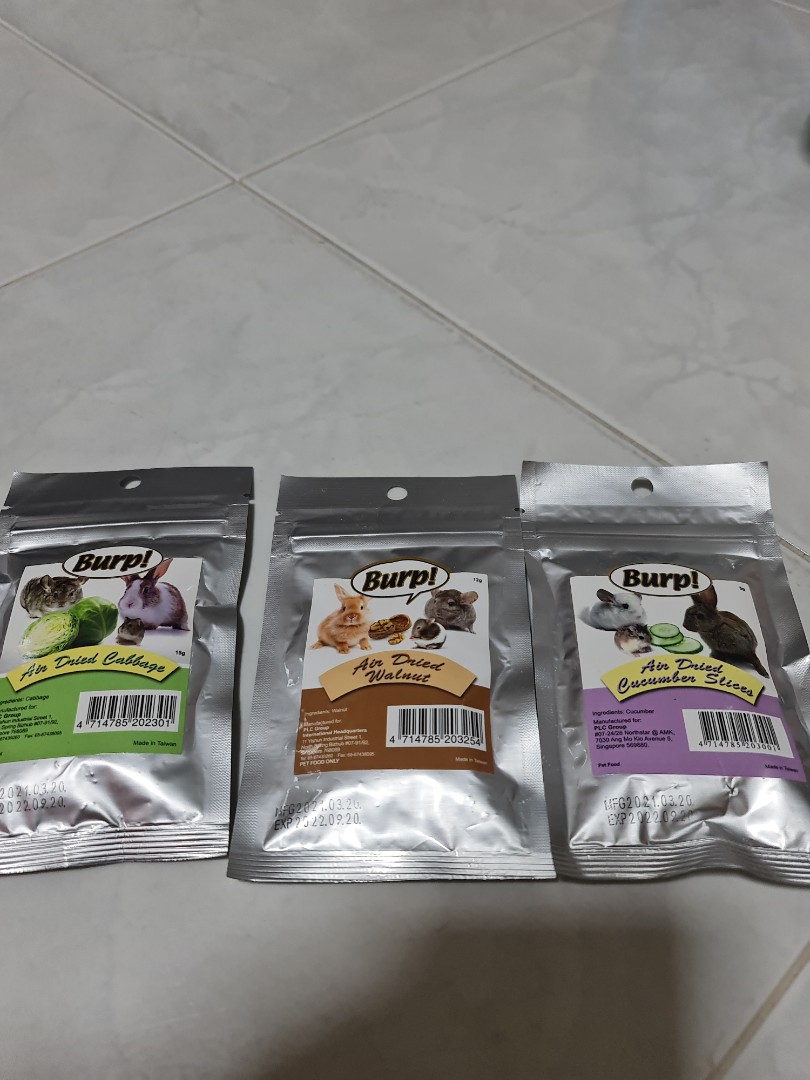 Burp! DRIED SNACK, Pet Supplies, Pet Food on Carousell