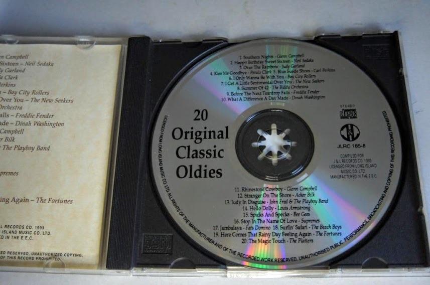 CD,CD 20 ORIGINAL CLASSIC OLDIES - GLEN CAMPBELL,ACKER BILK,PLATTERS ...