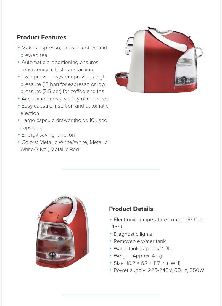 Coffee Bean Capsule machine, TV & Home Appliances, Other Home ...