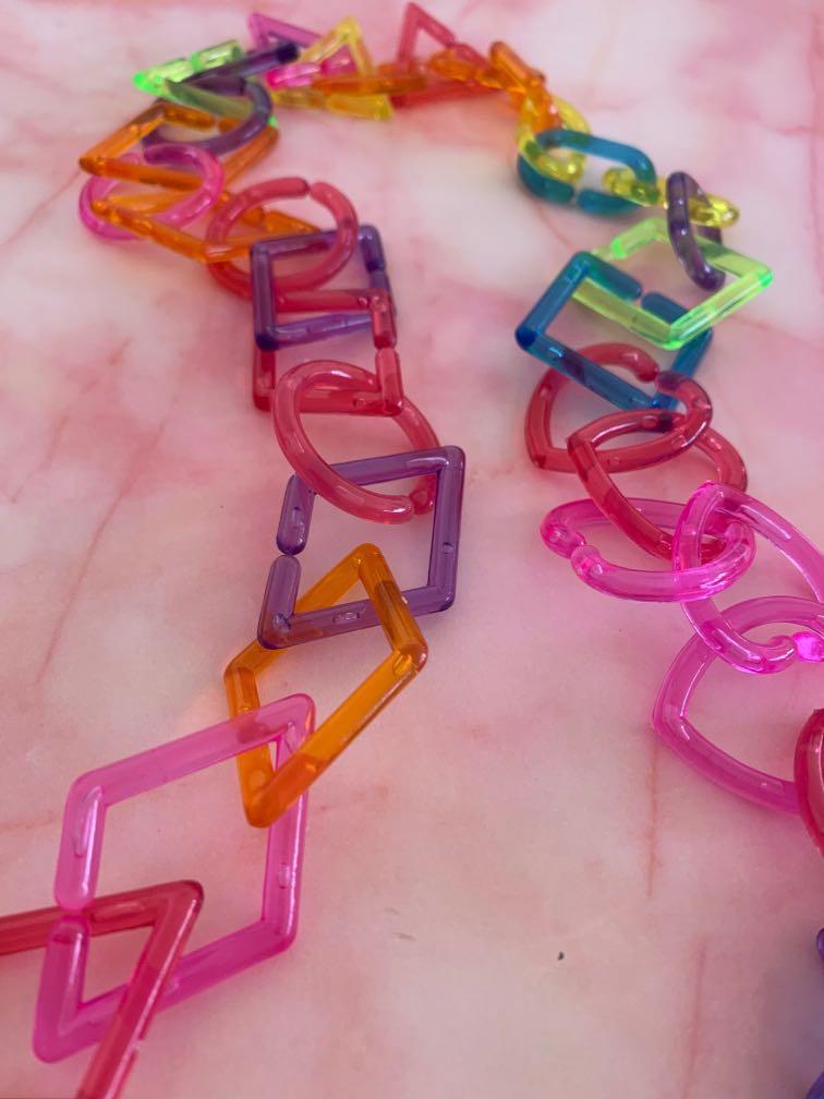 Connectable shape links, Hobbies & Toys, Toys & Games on Carousell