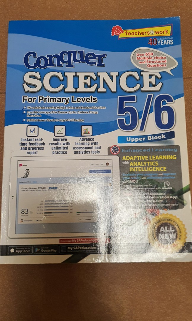Conquer science 5/6, Hobbies & Toys, Books & Magazines, Textbooks on ...