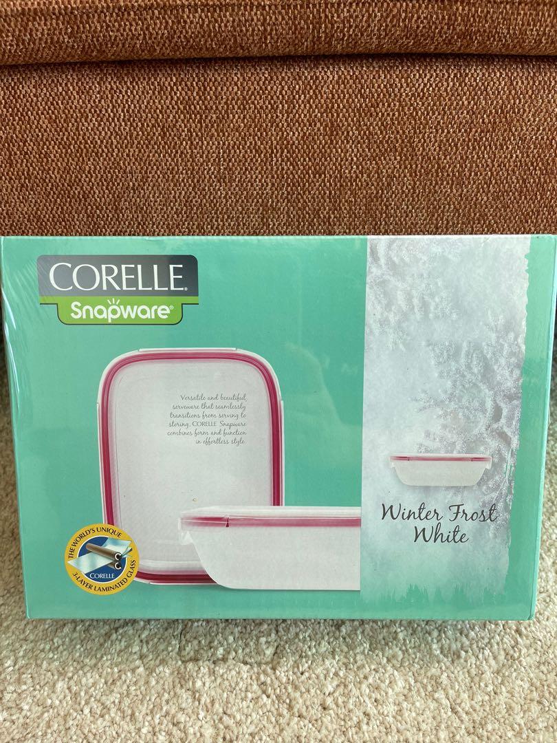 Corelle Snapware 1.85L Rectangle, Furniture & Home Living, Kitchenware ...