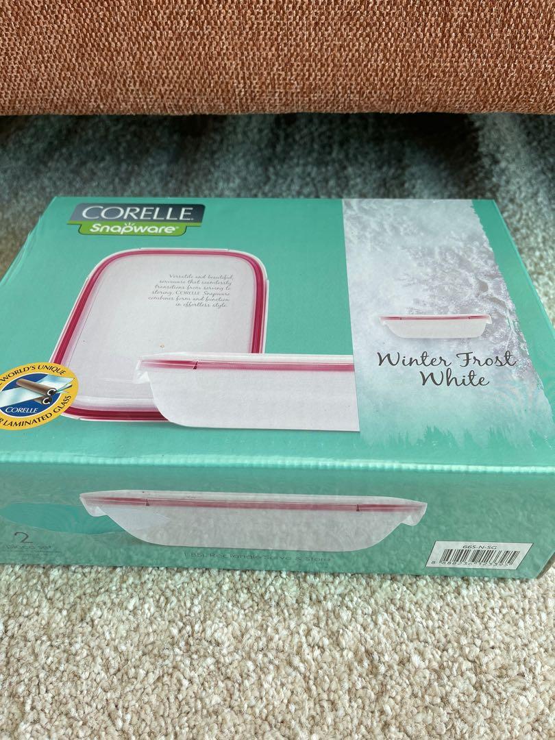 Corelle Snapware 1.85L Rectangle, Furniture & Home Living, Kitchenware ...