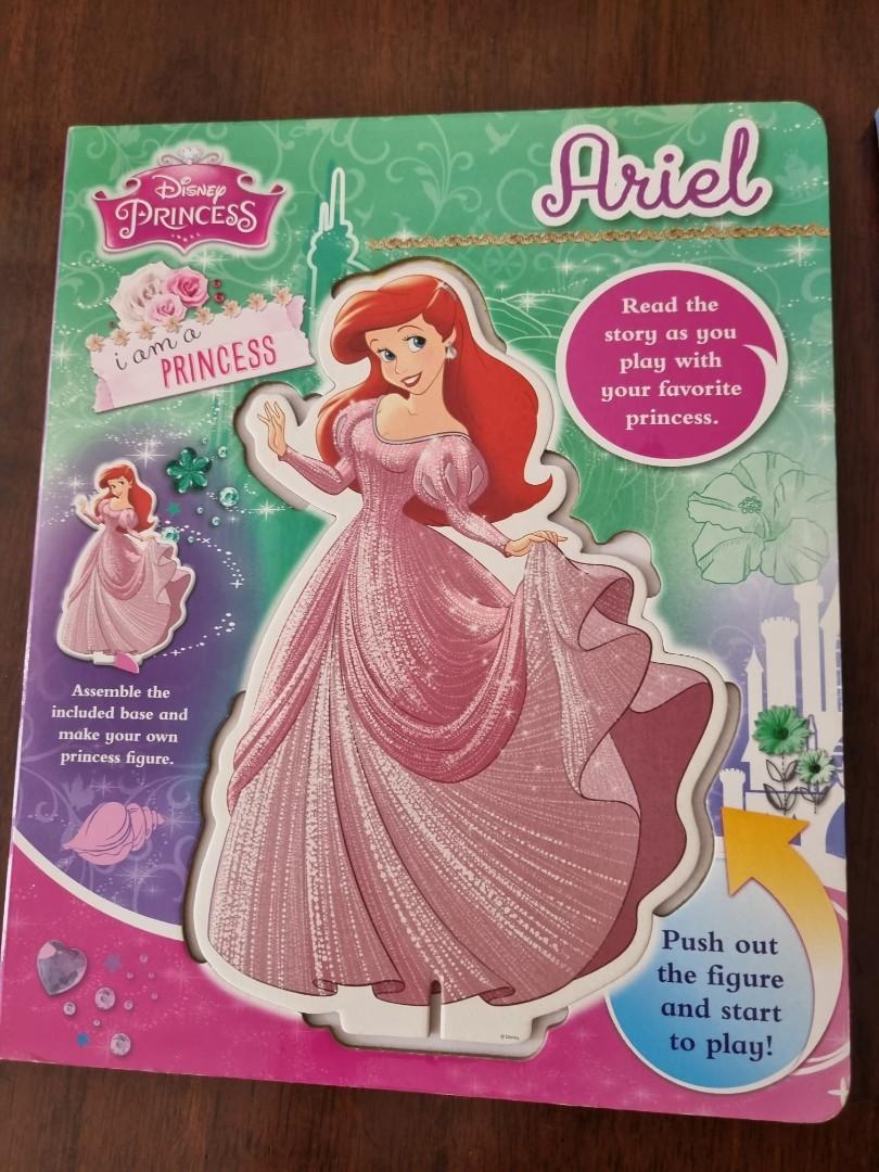 Disney princess belle ariel cinderella popup standee book, Hobbies ...