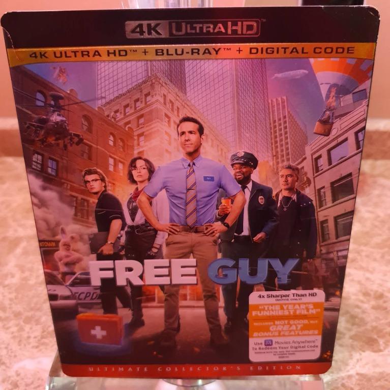 Free Guy (4K Ultra HD + Bluray) [NO DIGITAL CODE], Hobbies & Toys ...