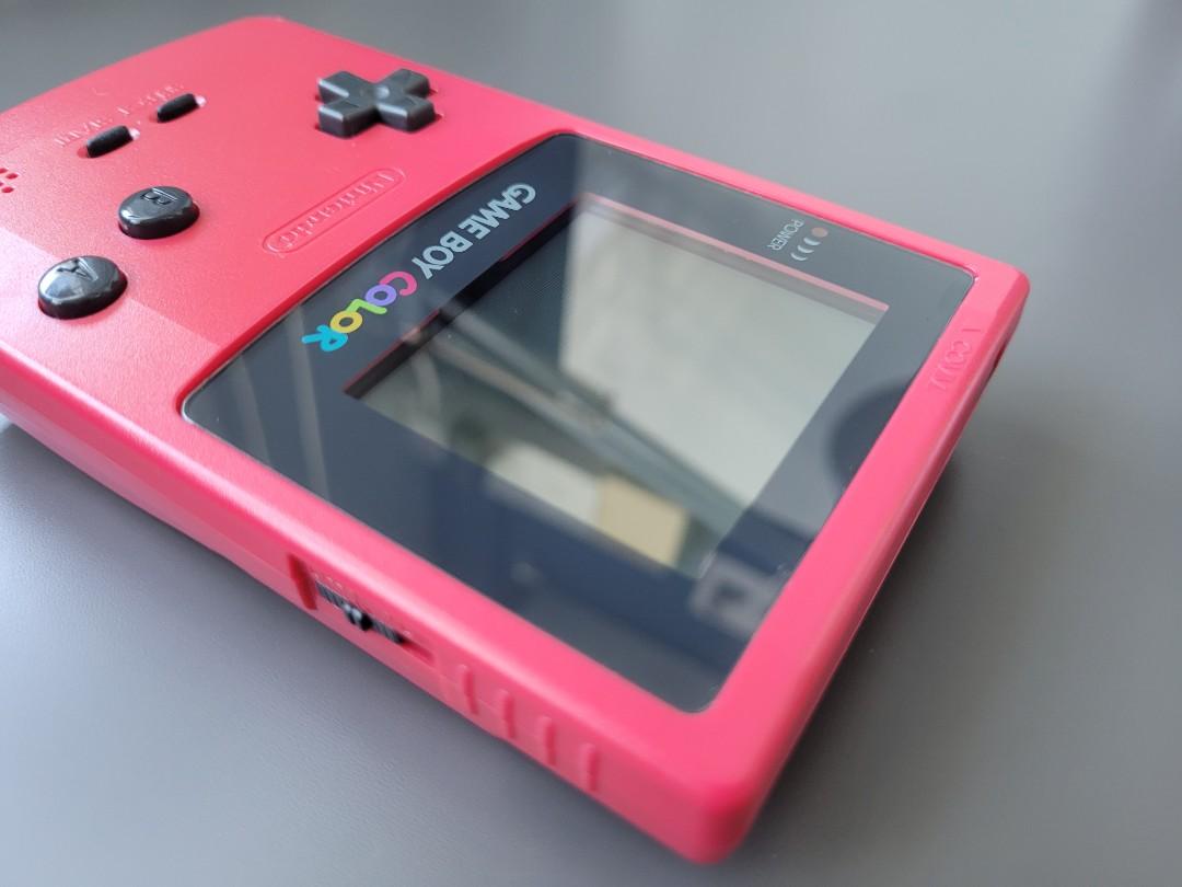 Gameboy Colour (Berry Red / Pink) pokemon red nintendo game boy console ...