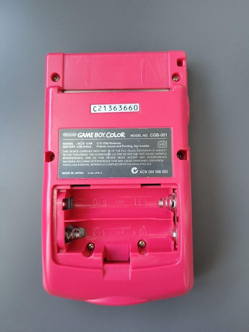 Gameboy Colour (Berry Red / Pink) pokemon red nintendo game boy console ...