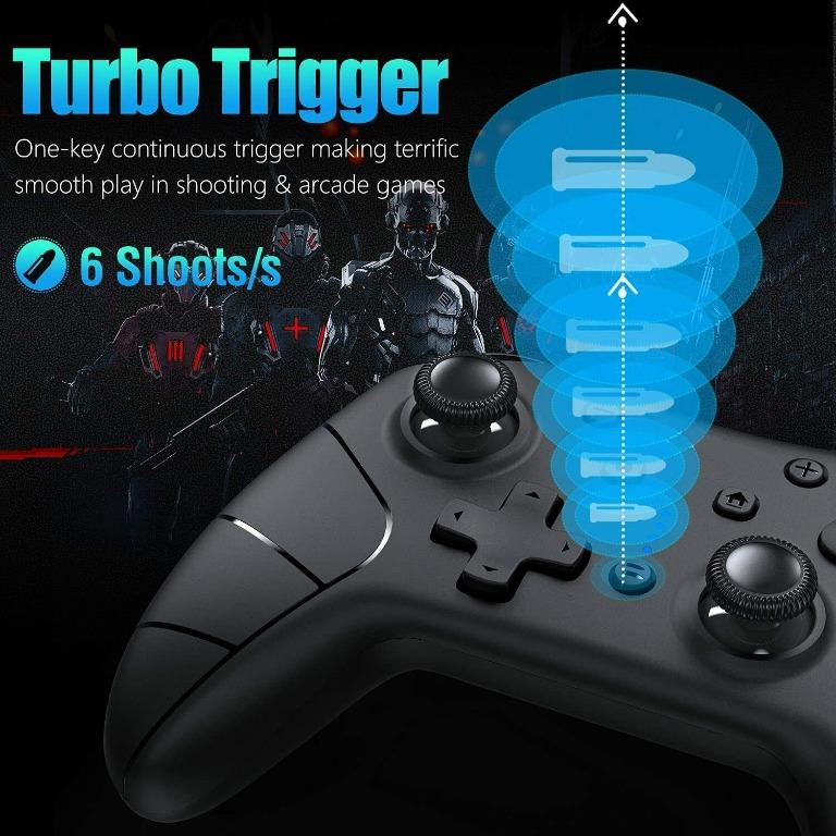 gamory b72he Bluetooth Wireless Controller for Nintendo Switch Turbo ...