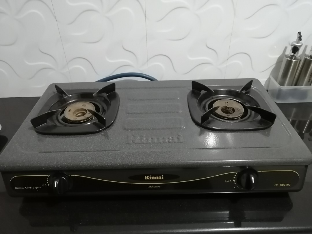 Rinnai Gas stove and Solane LPG tank, TV & Home Appliances, Kitchen ...