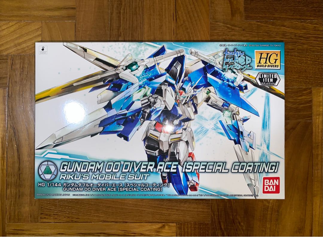HGBD Gundam 00 Diver Ace ( Special Coating ) Event Limited HG Gunpla, Hobbies & Toys, Toys ...