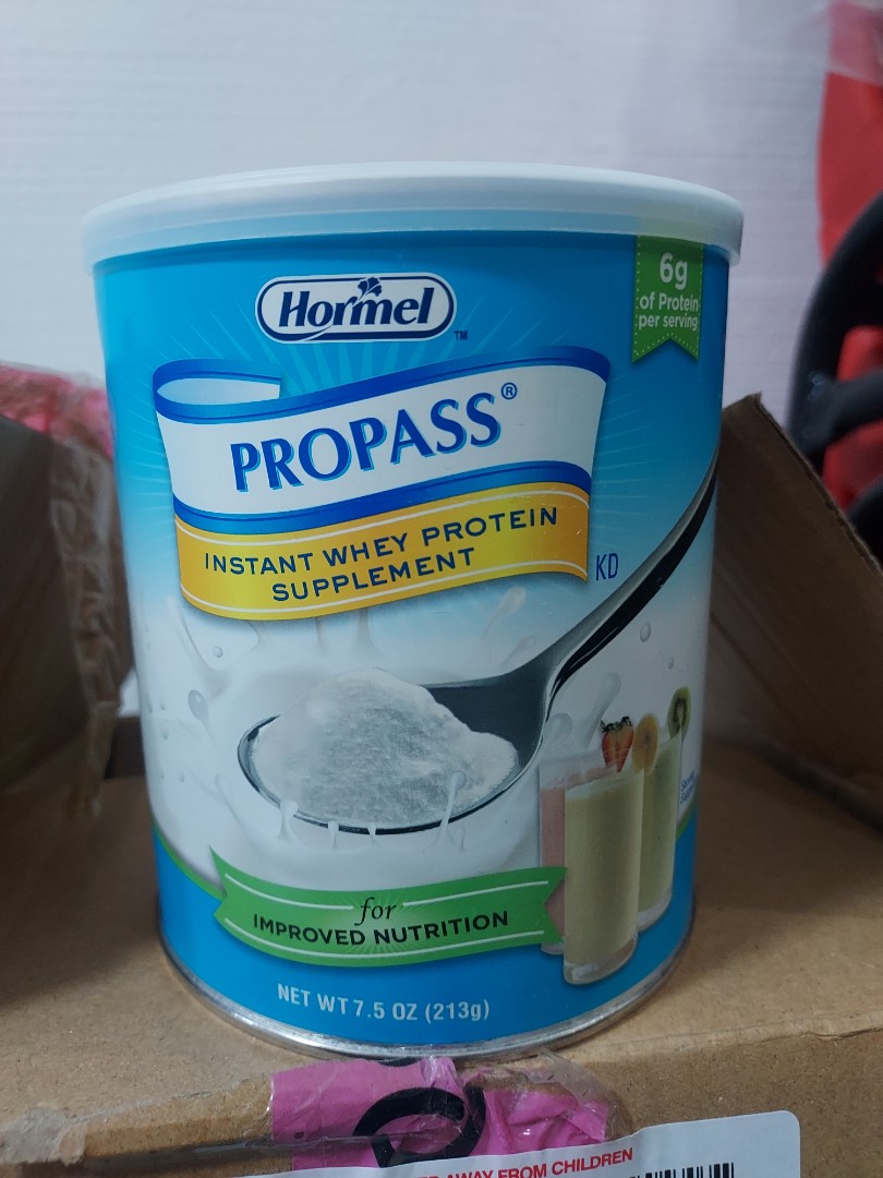 Hormel Propass Instant Whey Protein Supplement, Health & Nutrition ...