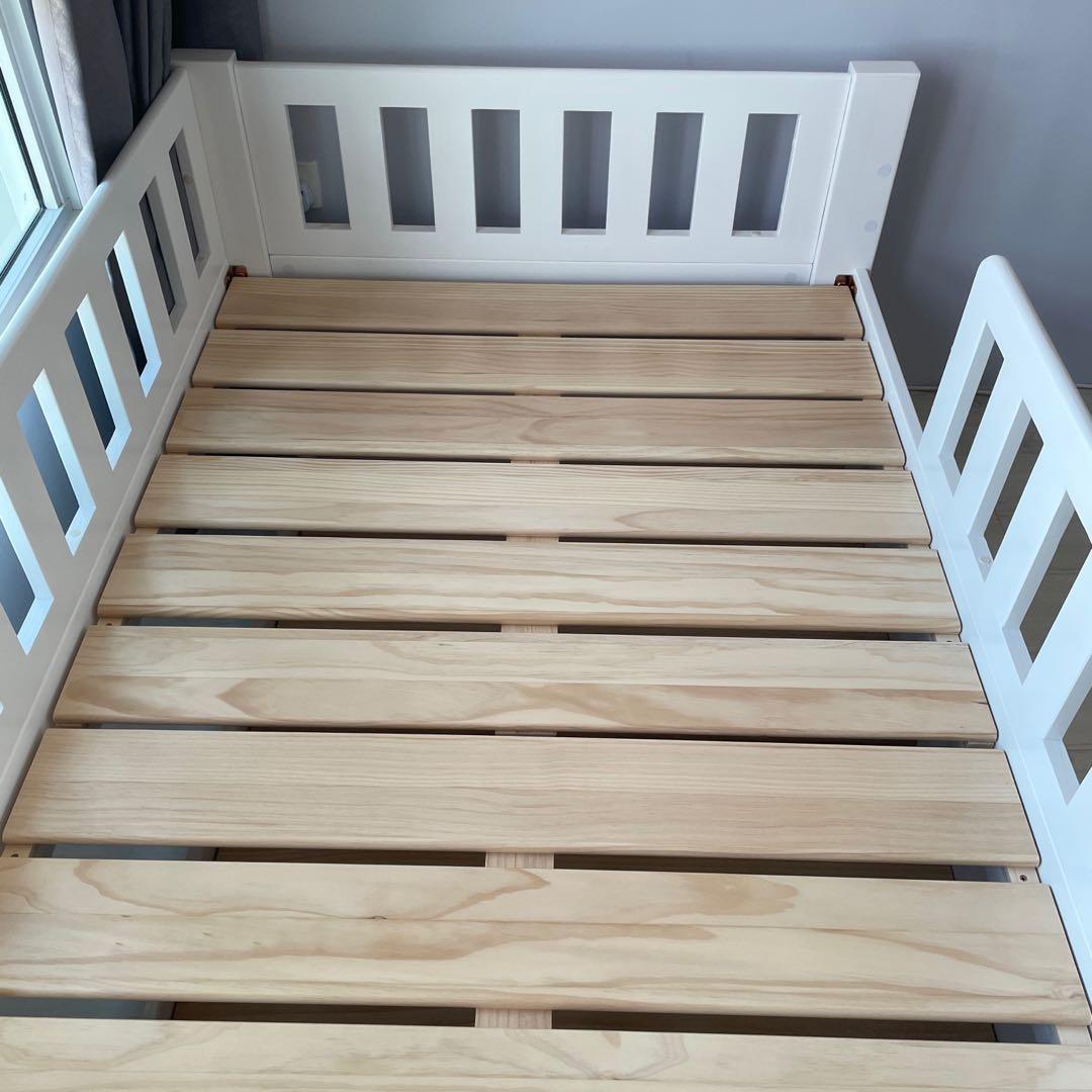 Ibenma Stackable / Modular Super Single Bed Frame with pullout bed and ...